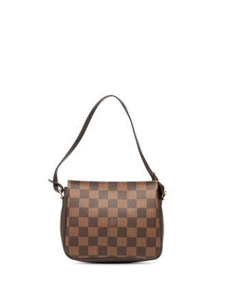 Louis Vuitton 2001 Damier Ebene Trousse Pochette Handtasche - Braun