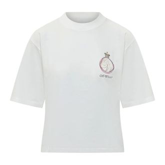 Off-white Femme, Tops, Blanc, Taille: 42 FR Boxy Cotton T-Shirt