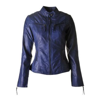 BTF-CPH Twilight Blue Bikerjacke - - Jackets - Damen - Blau - M