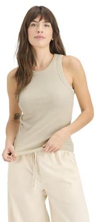 Dockers Rib Knit Tank T-Shirts, Summer Earth, M Femmes