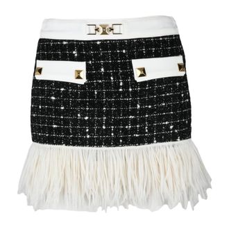 Elisabetta Franchi Damen, R&ouml;cke, Schwarzk, SGr&ouml;&szlig;e