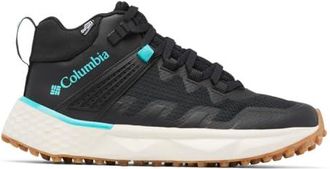 Columbia Womens Facet 75 Mid Outdry (Former Version) Hiking Shoe, Black Bright Aqua, 38 EU
