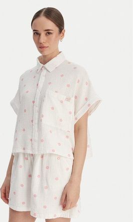 Roxy Hemd W126-RXLST-1023-01P Wei&szlig; Oversize