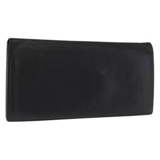 Loewe Portefeuille en cuir Pre-owned - Femme - Pre-owned - Noir - Taille: ONE Size