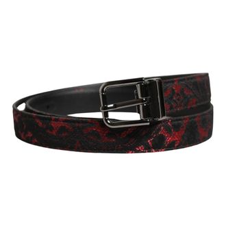 Dolce & Gabbana Homme, Accessoires, Noir, Taille: 90 CM Gorgeous Belt