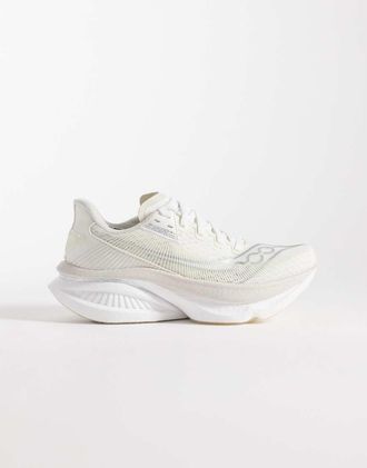 Saucony Endorphin Azura - Laufschuhe in Elfenbeinwei&szlig; und Wei&szlig;