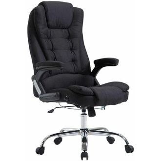 Clp Chadin de bureau avec design unique rembourr&eacute; en diff&eacute;rentes couleurs tissu colore : noir