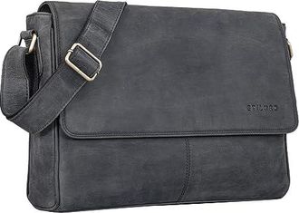 STILORD Oskar Sac Bandouli&egrave;re en Cuir Homme Femme - Sac Messager Vintage en Cuir V&eacute;ritable - Sacoche Ordinateur 15 pouces Cartable pour Bureau, Travail et Uni