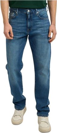 Tommy Hilfiger Homme, Jeans, Bleu, Taille: W36 Denton Whiskered Slim Straight Leg Jeans