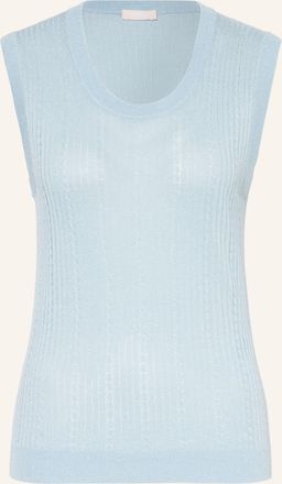 Liu Jo Liu Jo Stricktop Mit Glitzergarn blau
