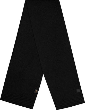 HUGO BOSS Schal, Jerseyware (Schwarz meliert)