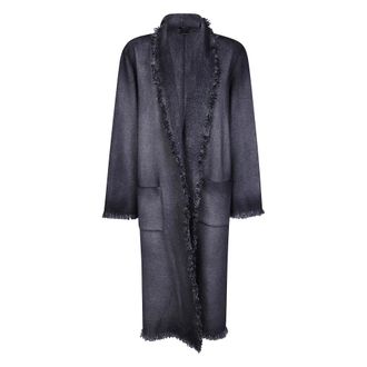 Avant Toi Single-Breasted Manteaux - Femme - Manteaux - Gris - Taille: 40 FR