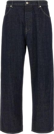 Jil Sander Homme, Jeans, Bleu, Taille: W34 Pantalon ample en denim