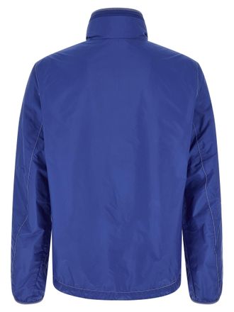 Moncler Mens Blue Polyamide Shell Jacket Clothing