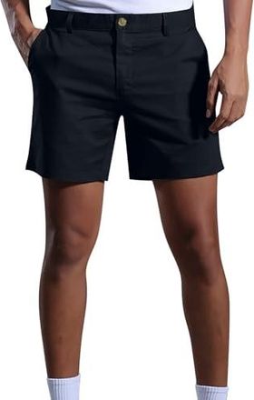 Generic Pantalon cargo pour homme - Court - Vert - Coupe droite - Pantalon de loisirs - &Eacute;t&eacute; l&eacute;ger - Short de fitness - Pantalon dext&eacute;rieur - Short court uni e