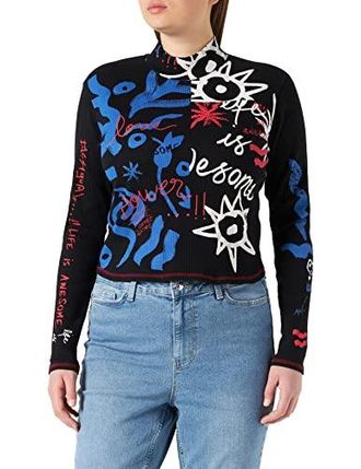 Desigual TS_Chloe T-Shirt, Black, M aux Femmes