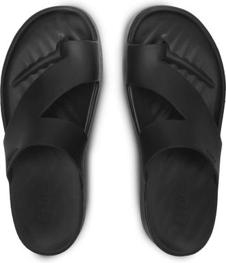 Crocs Zehentrenner Crocs Getaway Platform Toe Loop 210834 Schwarz