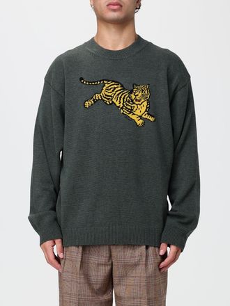 Kenzo Pullover aus Baumwolle mit Fauna-Print und &uuml;berschnittenen Schultern