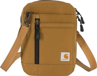 Carhartt Work in Progress Unisex Nylon Duck, Water Resistant Wallet with Adjustable Strap Crossbody-Portemonnaie, Braun Brown