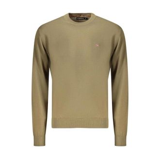 Napapijri Verde Cotton Langarmshirt - - Knitwear - Herren - Gr&uuml;n - 3XL