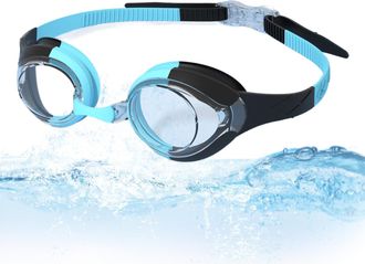 Generico Schwimmbrille f&uuml;r Kinder, Schwimmbrille f&uuml;r Kinder, Schwimmbrille f&uuml;r M&auml;dchen, rutschfeste Schwimmbrille mit UV-Schutz f&uuml;r Schwimmb&auml;der, im Freien und