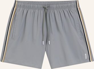 HUGO BOSS Badeshorts Iconic grau