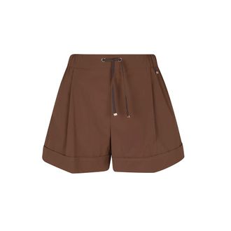 Herno Femme, Shorts, Brun, Taille: 40 FR Short en Nylon Stretch L&eacute;ger