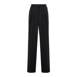 PT01 Pt01, Femme, Pantalons, Noir, Taille: 42 FR Pantalon Tailleur Jambe Droite