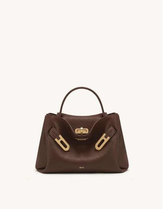 JW PEI Rhea sac &agrave; main &agrave; double boucle, marron chocolat