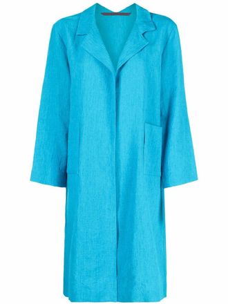 Daniela Gregis manteau oversize &agrave; design ouvert - Bleu