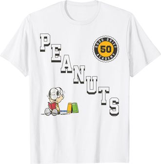 Peanuts Erdn&uuml;sse - Diagonal Collegiate T-Shirt
