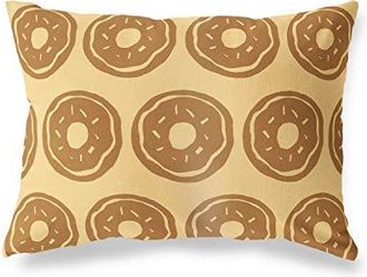 Bonamaison Le Jardin du Lin Kissen Zierkissenbezug Brauntöne Kissenbezug, Weich Bequem, Für Zuhause Autos Büro Sofa Wohnzimmer Couch Schlafzimmer Dekor, 35x50 Cm