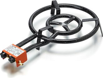 Garcima Paella-Pfanne 500 servings, Schwarz, Antihaftbeschichtung, Gas kompatibel, Paella kochen