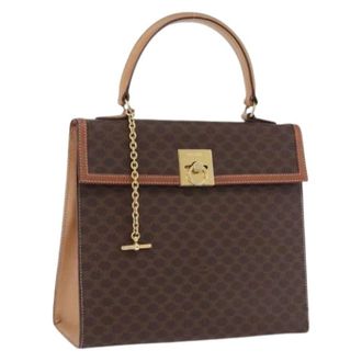 Celine Pre-owned Macadam Canvas Hand Bag - - Pre-owned - Damen - Braun - ONE SIZE