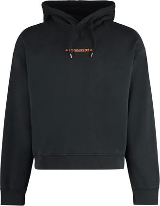 Dsquared2 Cipro Cotton Sweat &agrave; capuche - Homme - Sweatshirts et sweats &agrave; capuche - Noir - Taille: M