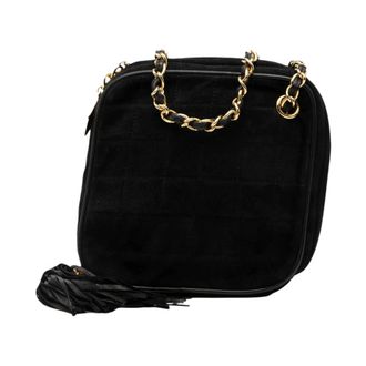 Chanel Pre-owned Sac bandouli&egrave;re &agrave; cha&icirc;ne - Femme - Pre-owned - Noir - Taille: ONE Size