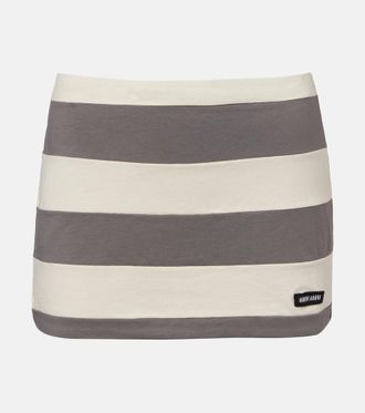Miu Miu Minirock aus Baumwoll-Jersey