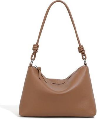 Generic Sac Hobo pour femme - Sac &agrave; main &agrave; bandouli&egrave;re en cuir v&eacute;g&eacute;talien - Sacs &agrave; bandouli&egrave;re souples en forme de croissant - Sac &agrave; main fourre-tout souple -