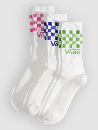 Vans Classic Check Crew Chaussettes rose