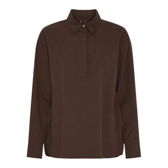 Notyz Taipei Bluse - - Blouses & Shirts - Damen - Braun - XS