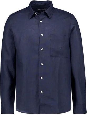 Marc O'Polo Herren Hemd blau