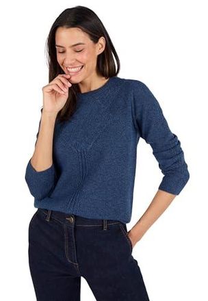 Damart Pull Jeu de Points Thermolactyl Femme Bleu Taille 46/48