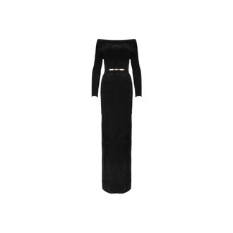 Elisabetta Franchi Maxikleid - - Dresses - Damen - Schwarzk - M