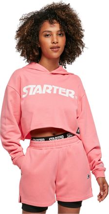 Starter Black Label Damen Ladies Starter Cropped Hoody pinkgrapefruit, S