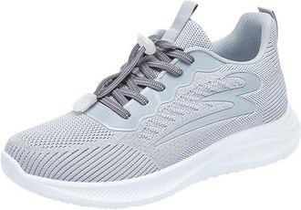 Generic Chaussures en toile noire avec semelle souple antidérapante respirante en tissu volant et chaussures décontractées avec des chaussettes Slip-on unifor