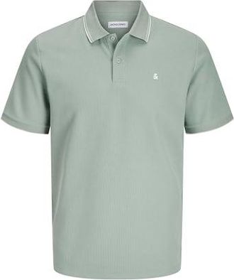Jack & Jones Plus Size Jjeaustin Polo SS Noos Pls, Vert Iceberg-Détails : Play, 6XL Hommes
