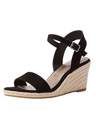 Tamaris 1-1-28300-24 femme Sandales Bout ouvert, Noir (Black 001), 37 EU