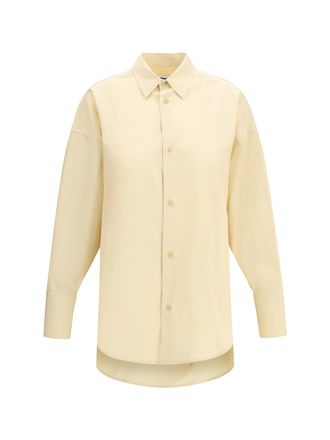 Darkpark Womens Oversized Shirt Carla Sand Cotton