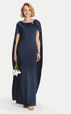Swing Abendkleid 5AK11900 Dunkelblau Regular Fit