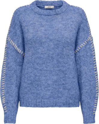 Jacqueline de Yong JdY Damen Jdyzoey Life L/S On Stitch Pull KNT Noos, Ebb and Flow, M